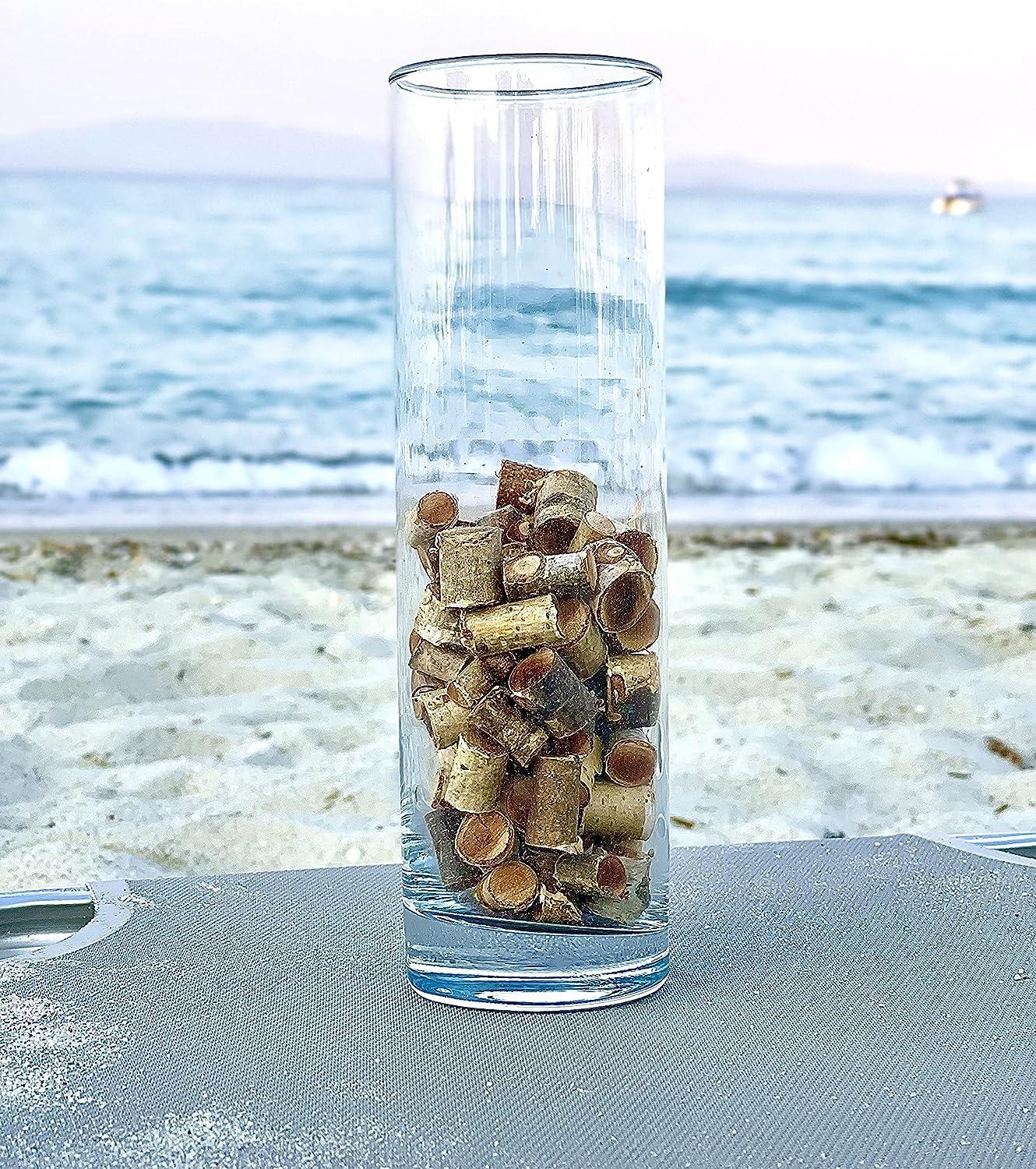 150g Mini Wood Logs Pack - Birch Craft Sticks Vase Filler for Rustic ...