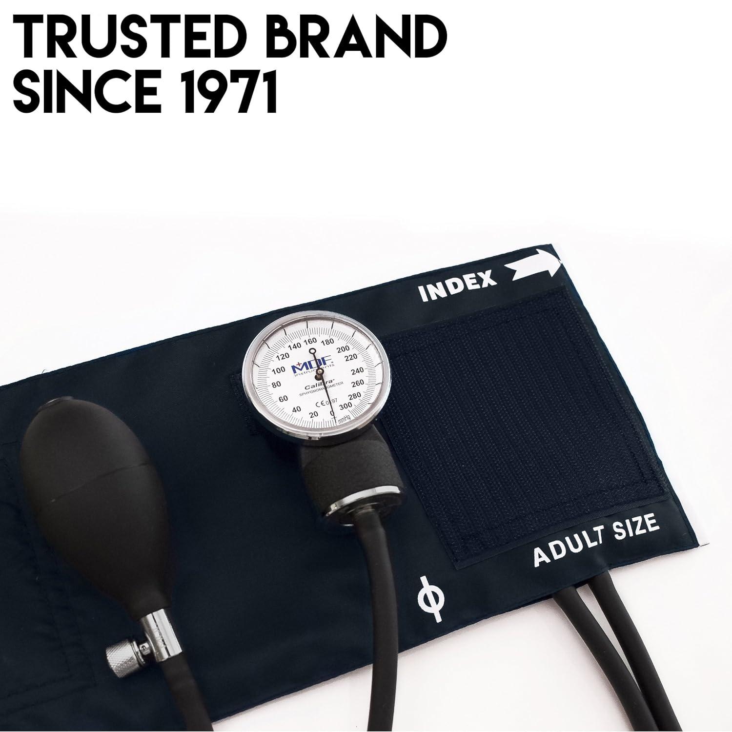 MDF Calibra Aneroid Blood Pressure Monitor - Manual - Blue Navy Plastic ...