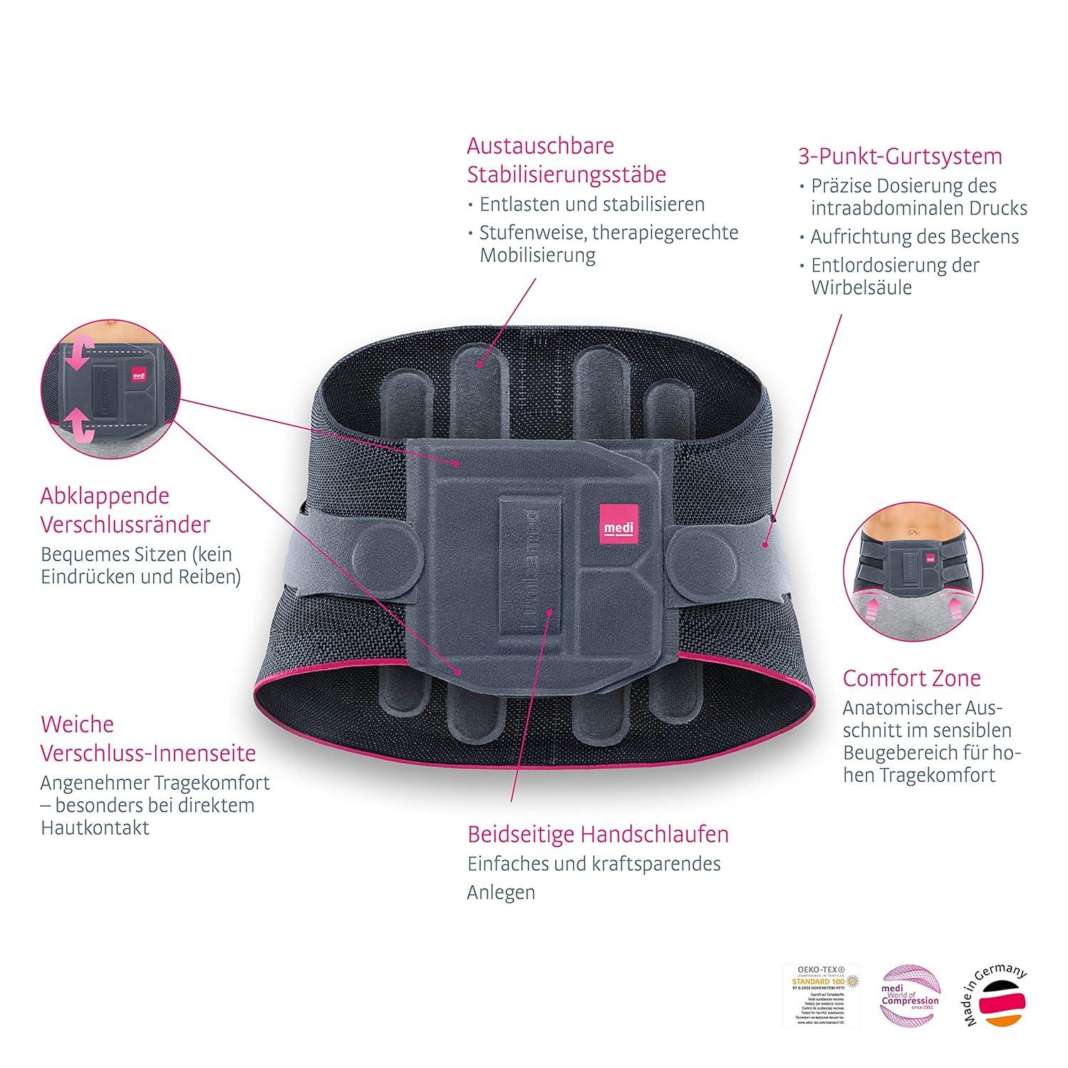 Medi Lumbamed Disc - Silver Lumbar Orthosis | Size V | Stabilizing ...