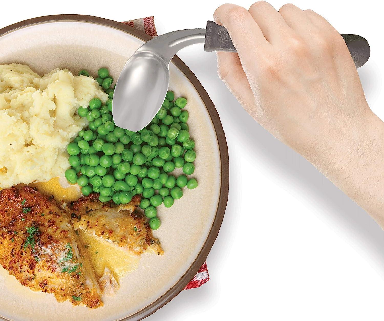 Right-Handed Grip Easy Offset Spoon - Ergonomic Design for Comfortable ...