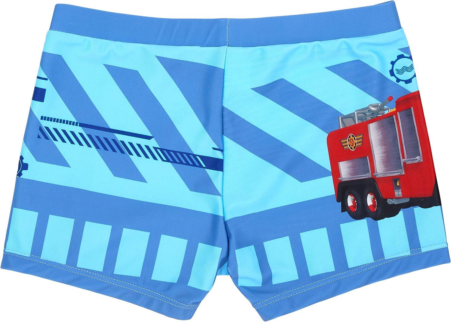 Fireman Sam Swim Shorts Beadeshorts 104 - Light Blue for Kids | Shop ...