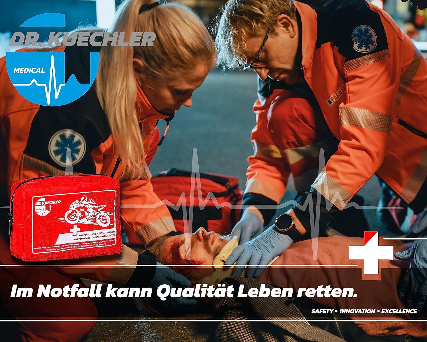 Dr. Kuechler First Aid Kit for Motorcycle Quad Vespa & Bicycle ...
