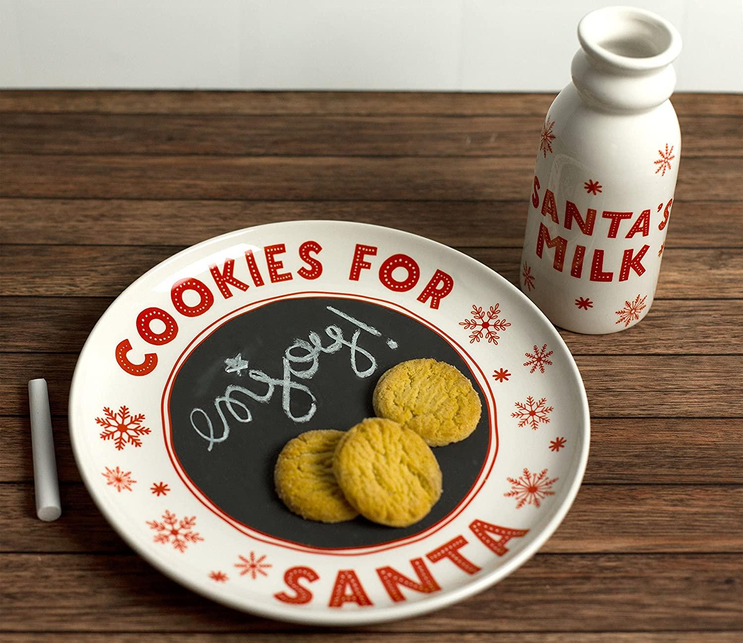 Personalized Santa Cookie Set with Chalkboard Message - Perfect Gift ...