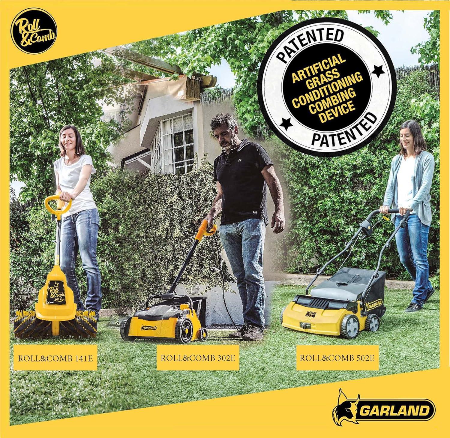 Garland Roll&Comb 302E -110v Electric Power Broom/Sweeper for ...