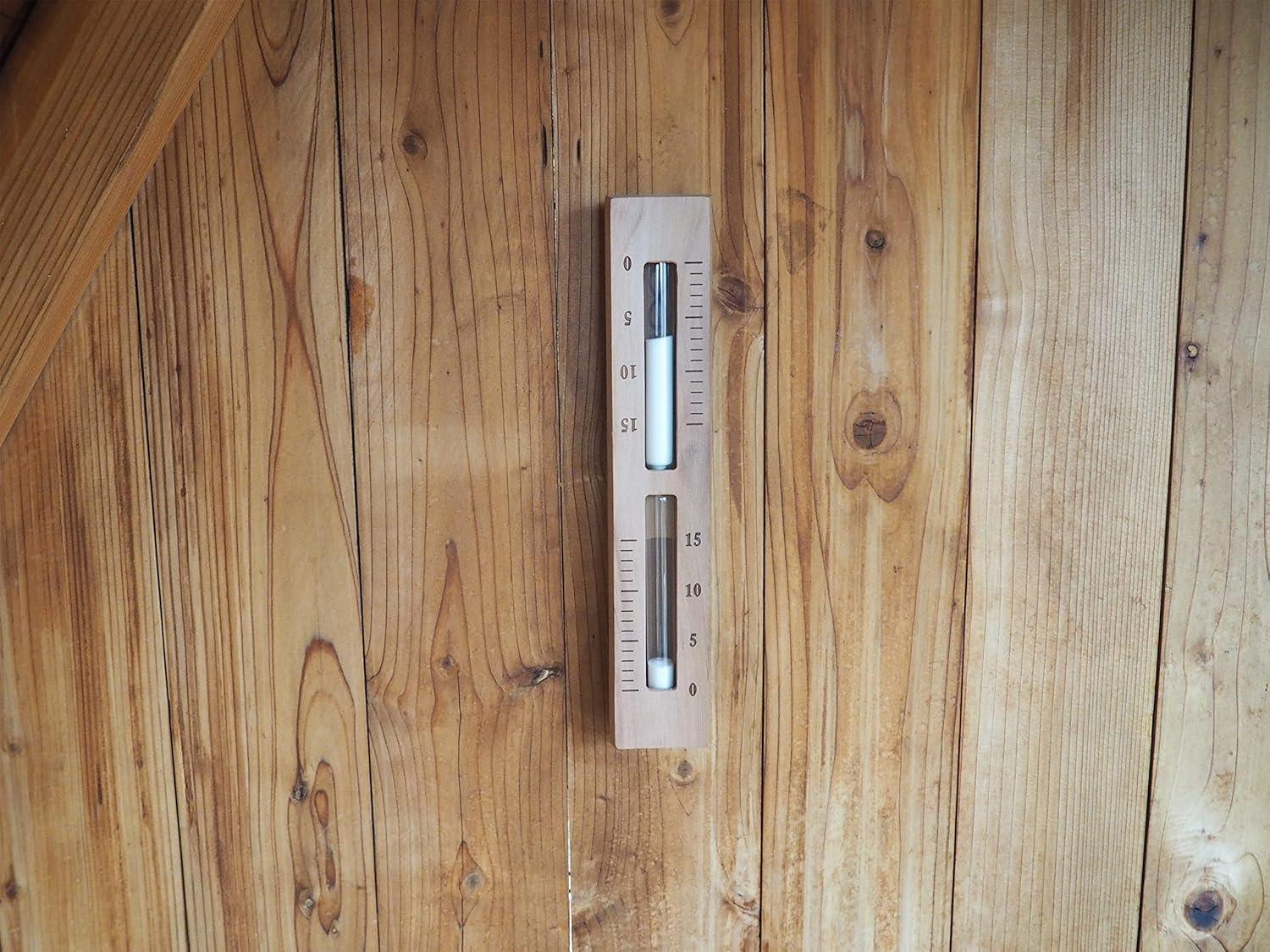 Home Sauna Experience - HSE Cedar Box Sauna with 15-Minute Sand Timer ...