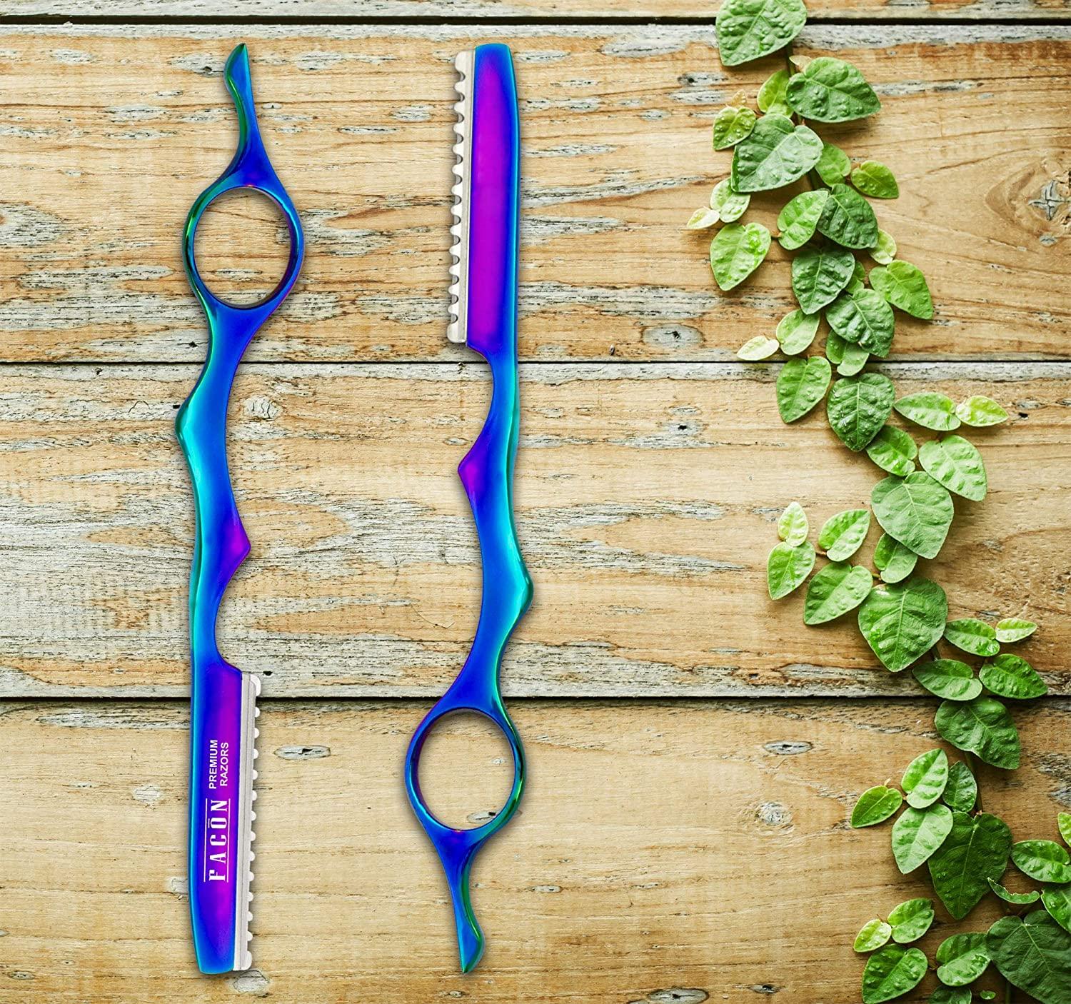 Fac n Professional Hair Styling Thinning Texturizing Feather Razor + 10 ...