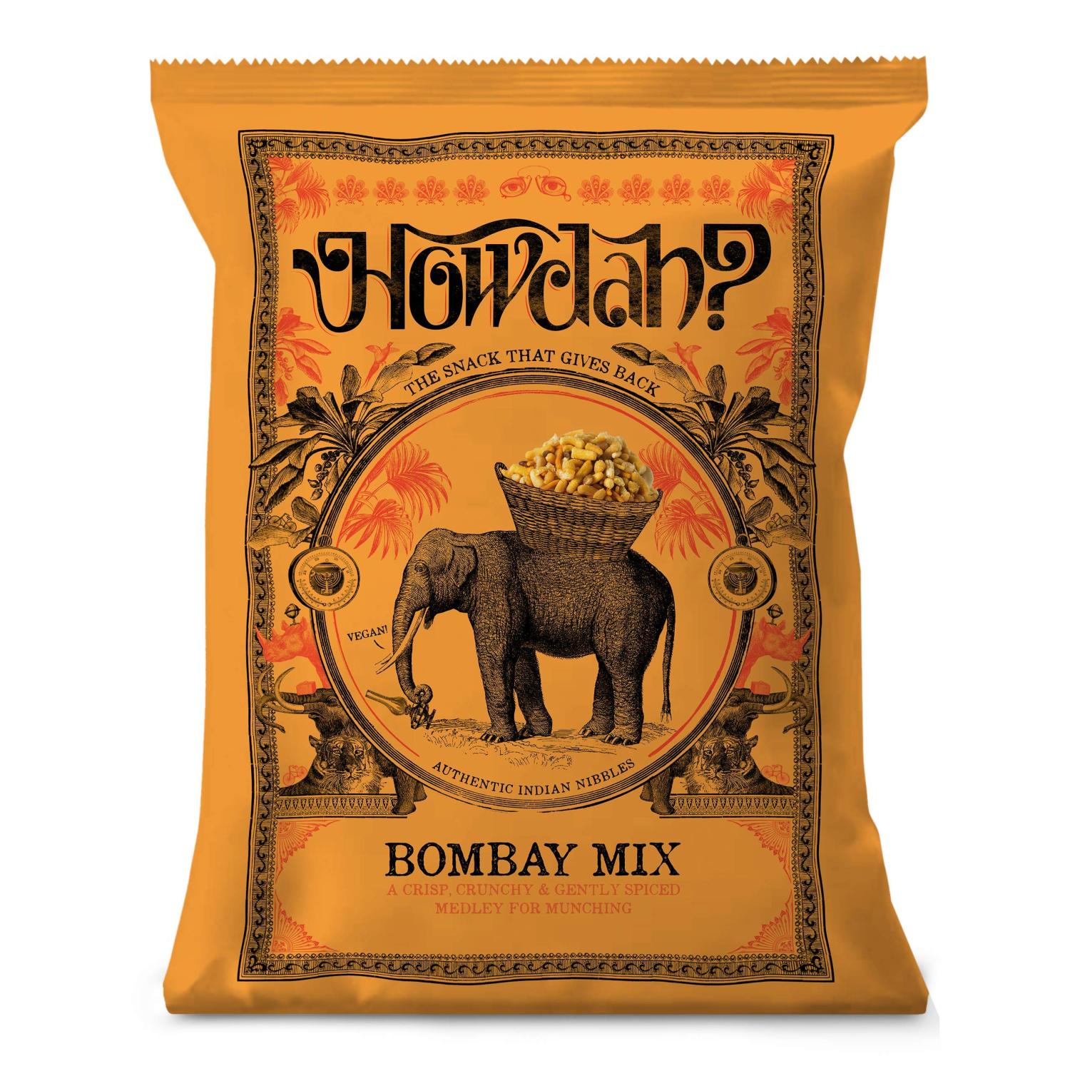 Howdah Snacks - Indian Crisps (Bombay Mix Regular Bag - Single ...