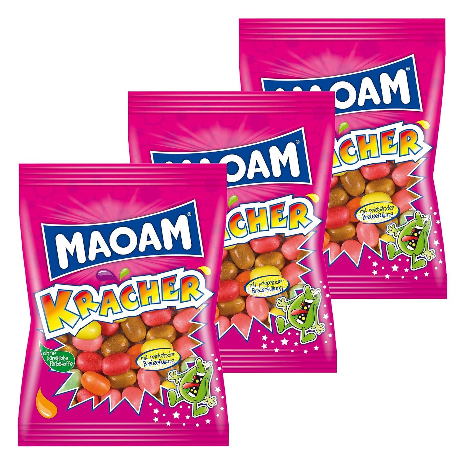 Haribo Maoam Fruit Crackers - Set of 3 Chewy Dragees 600g ...