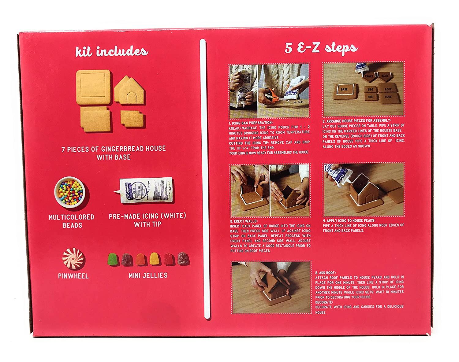 Create-A-Treat Gingerbread House Kit Value Pack - 2 Full Kits, 1 lb ...