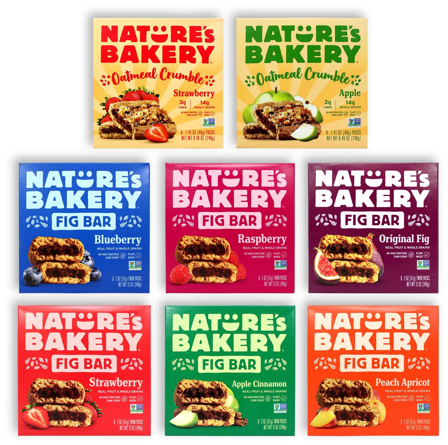 Nature's Bakery Fig Bar Variety Pack - 48 Count | Real Fruit Breakfast ...
