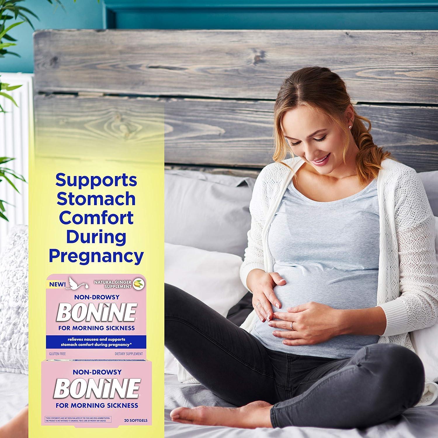 Non-Drowsy Bonine with Natural Concentrated Ginger 20 Count - Relief ...
