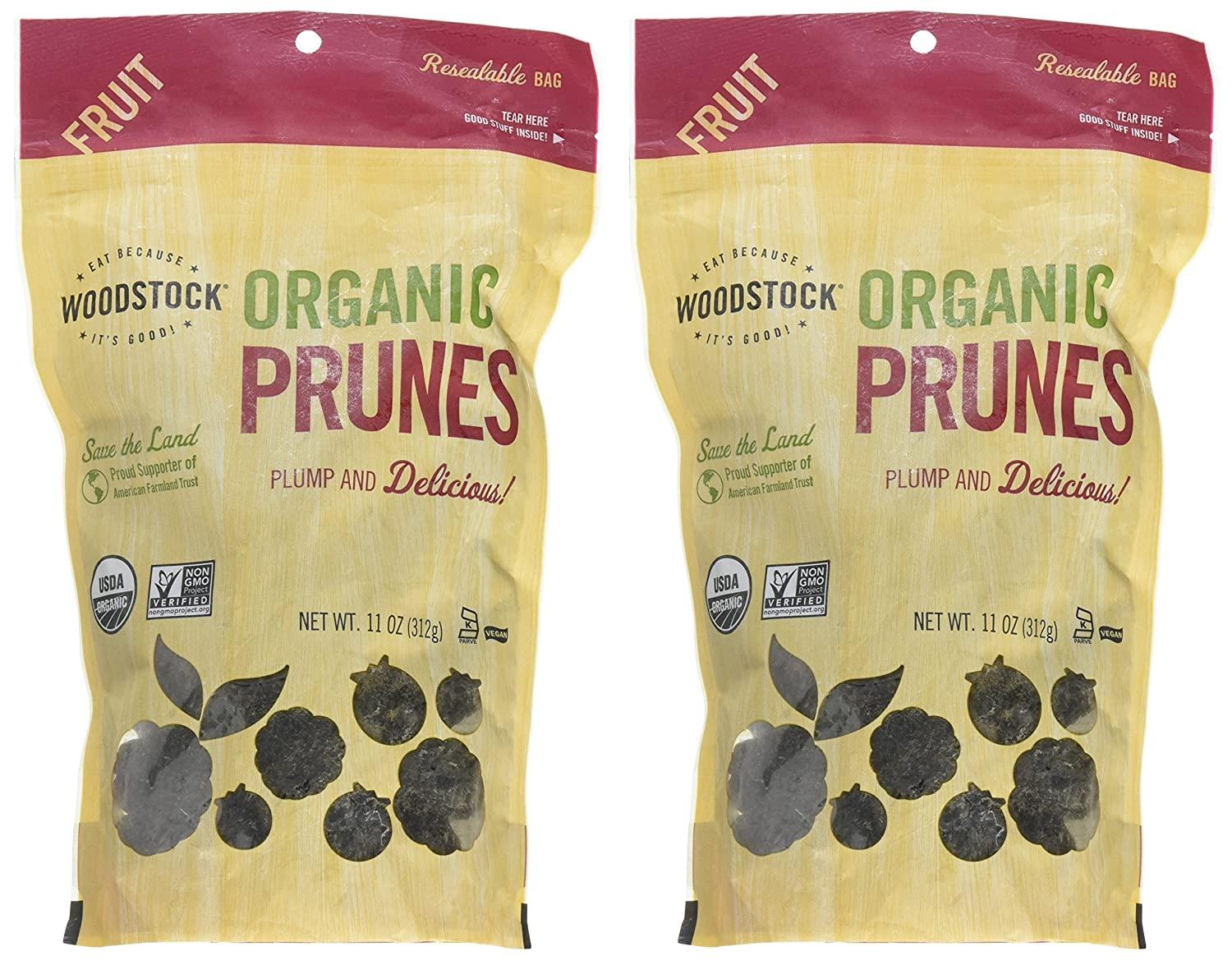 Organic California Pitted Prunes - 11 oz (Pack of 2) | Woodstock | Buy ...
