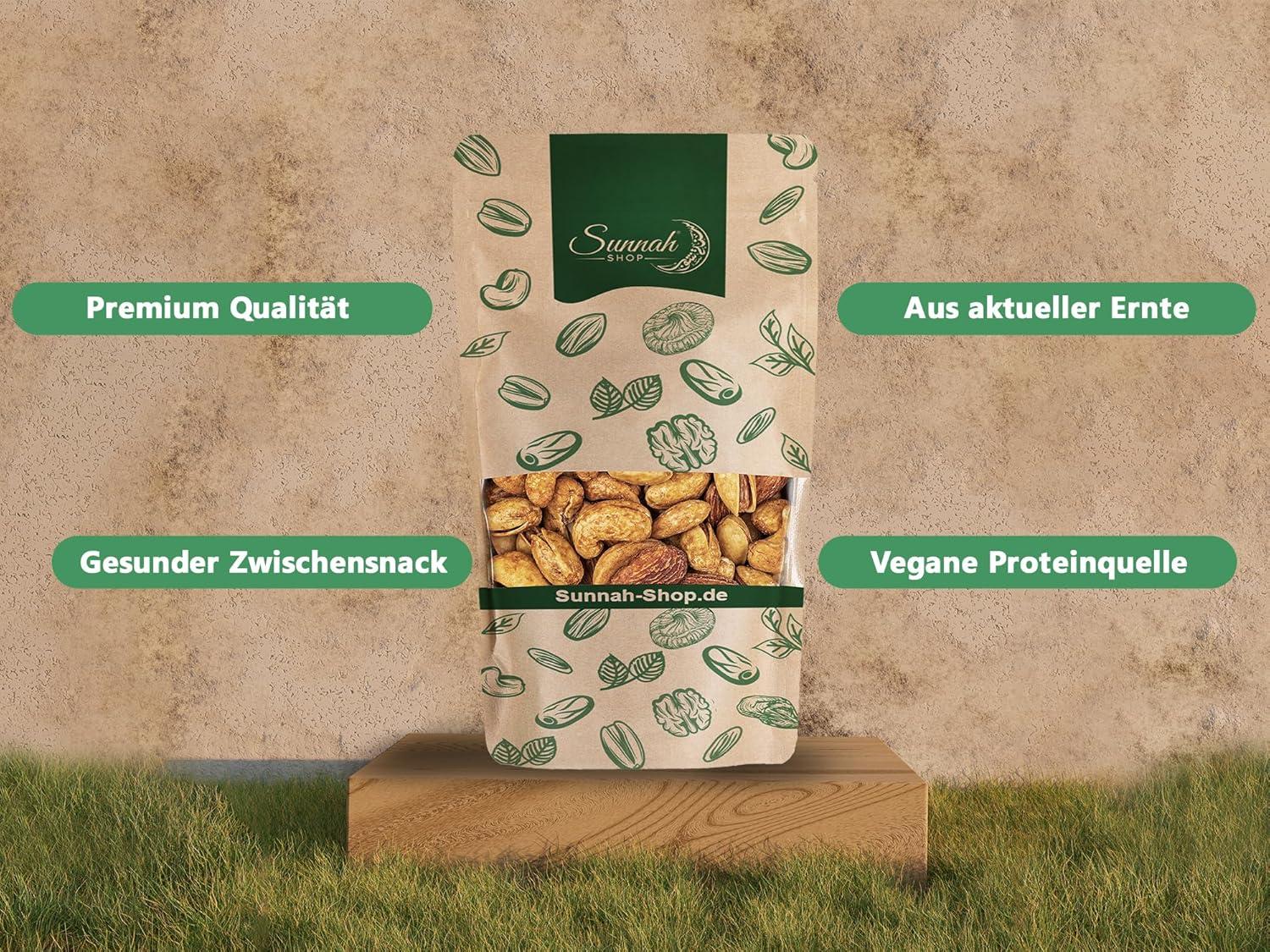 Sunnah Shop Smoked Nut Mix - Cashew Almond & Pistachio | Vegan Protein ...