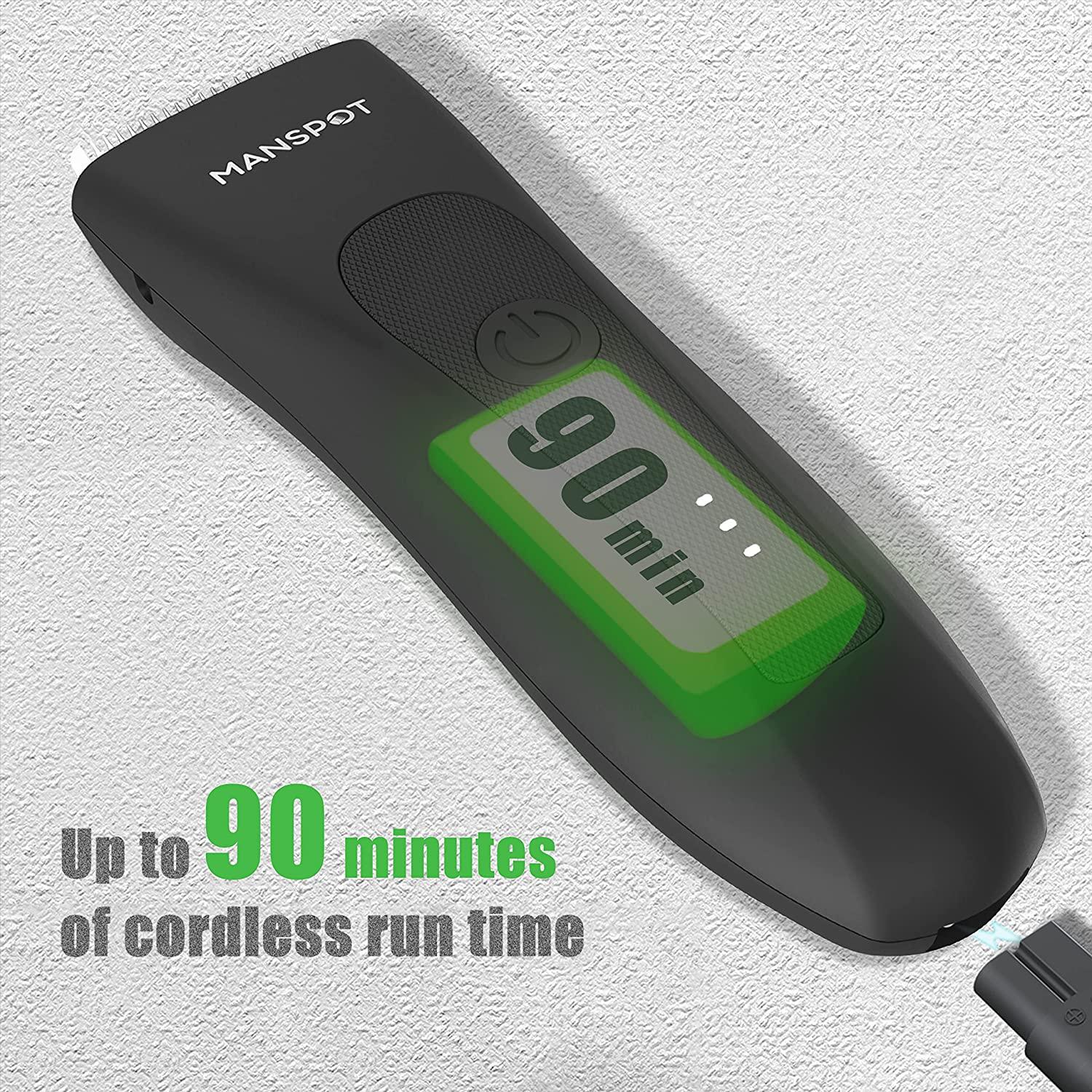 MANSPOT Groin Hair Trimmer for Men - Waterproof Electric Ball Shaver ...