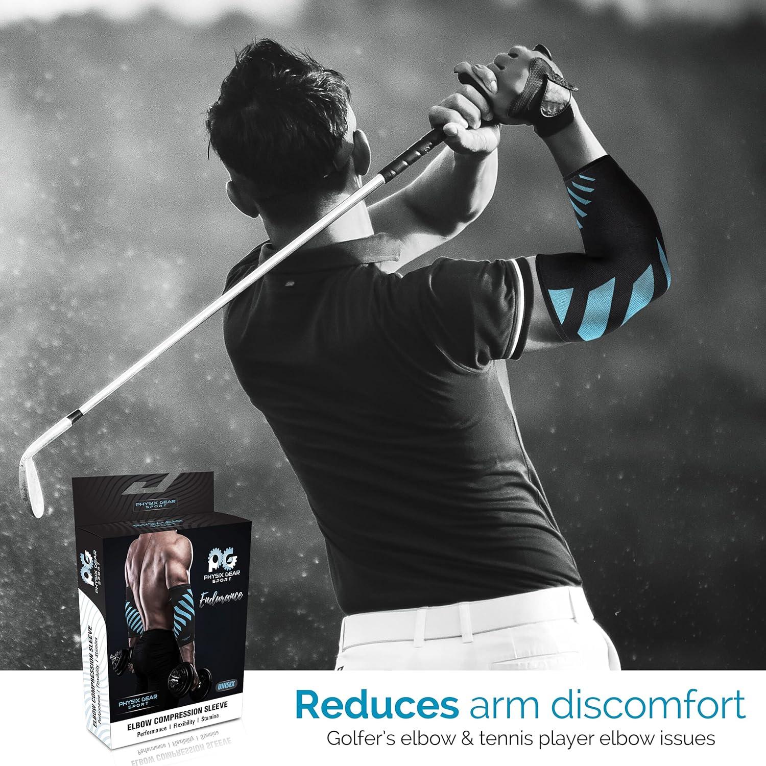 Premium Breathable Elbow Support Sleeve for Men & Women | Golf & Tennis ...