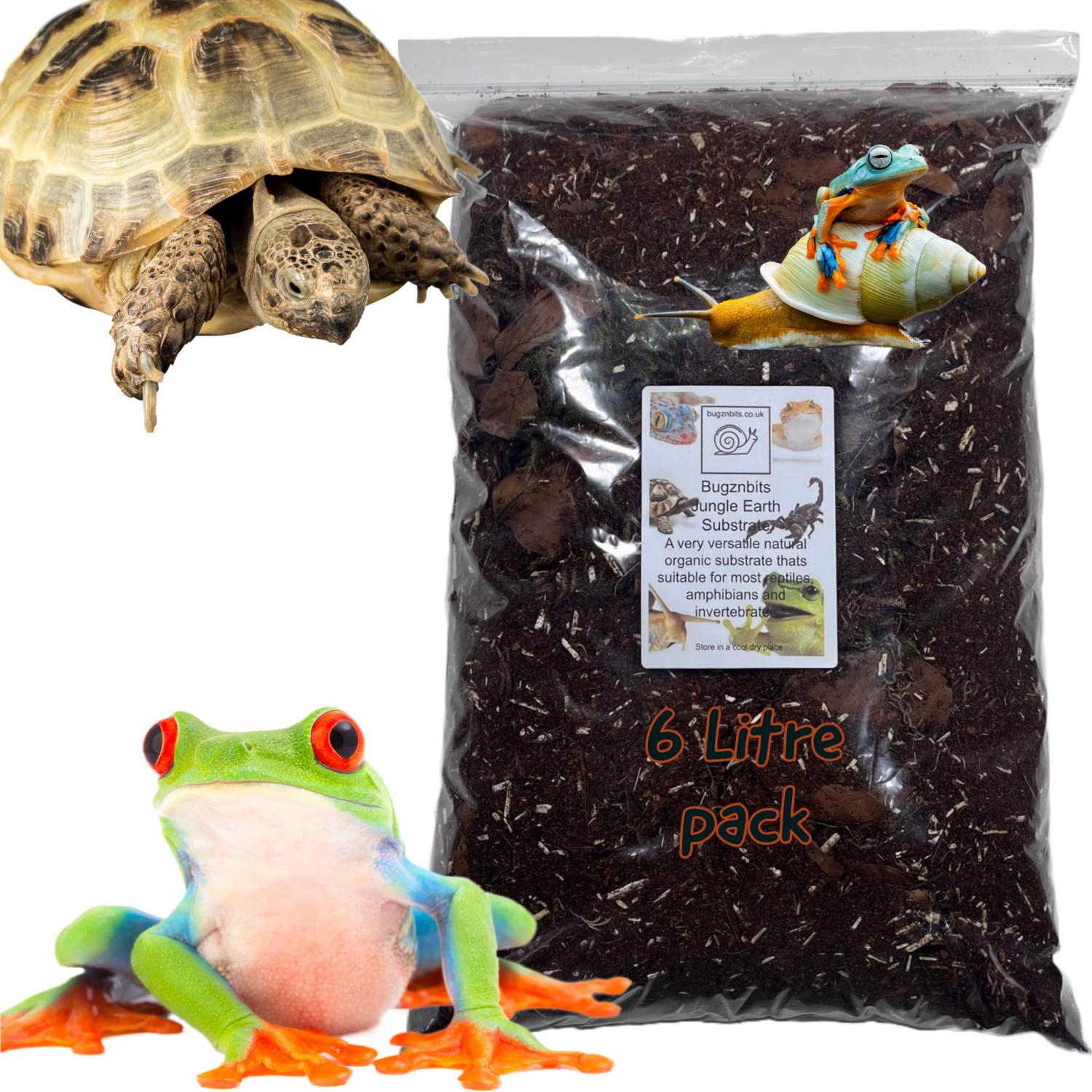 Bugznbits Jungle Earth Substrate Our Most Versatile Substrate Snails ...