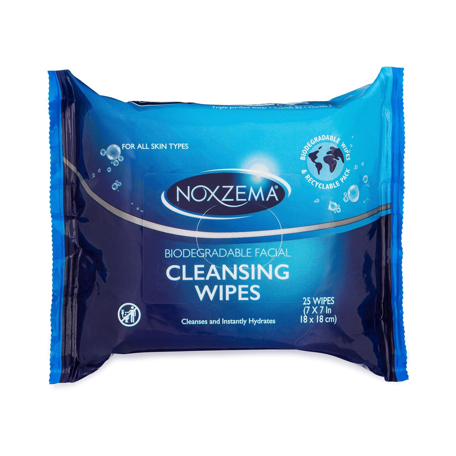 Noxzema Biodegradable Face Cleansing Wipes - 25 CT | Buy Now with ...