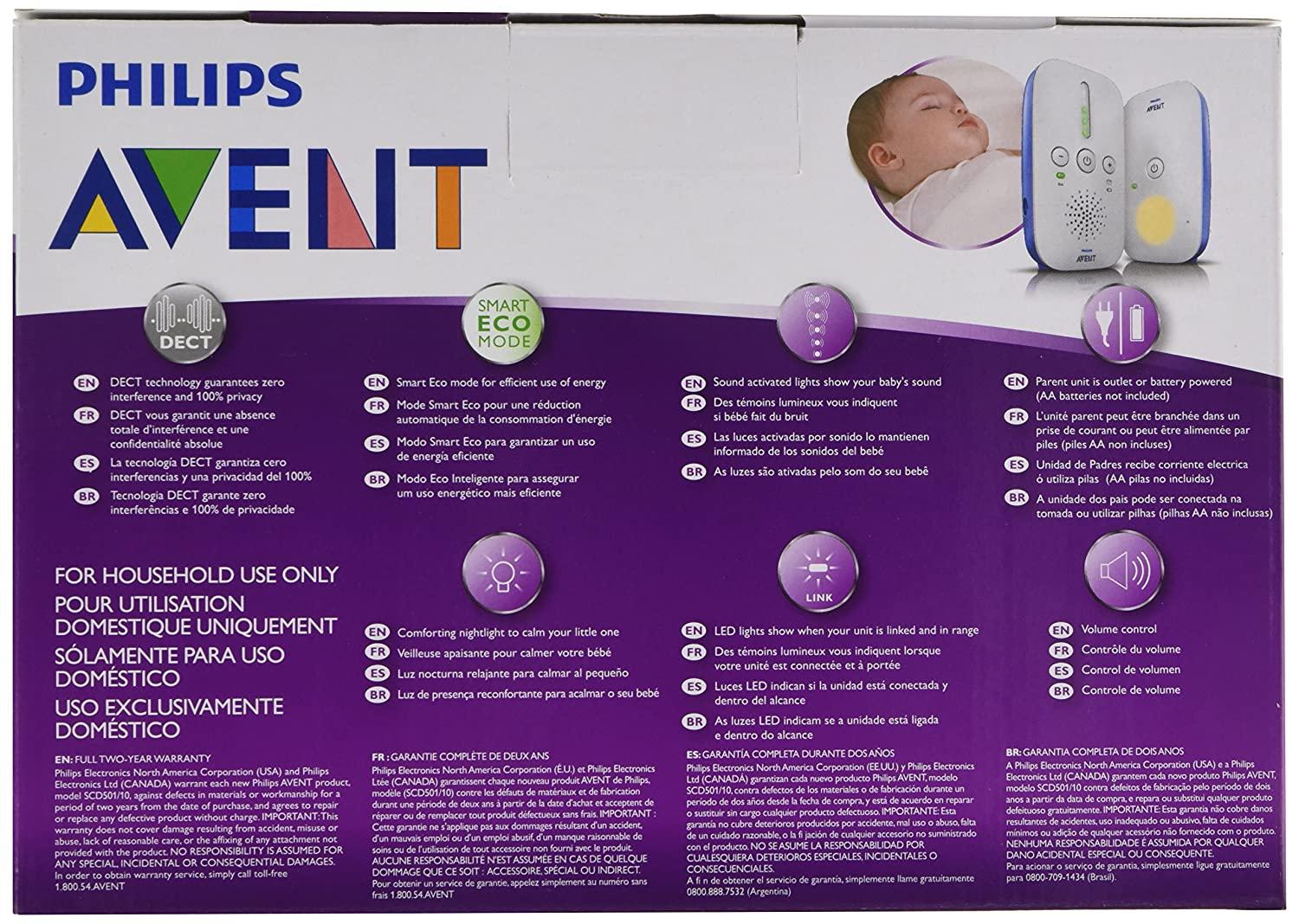 Philips AVENT DECT SCD502/10 Audio Baby Monitor - 2022 Best Buy | Buy ...