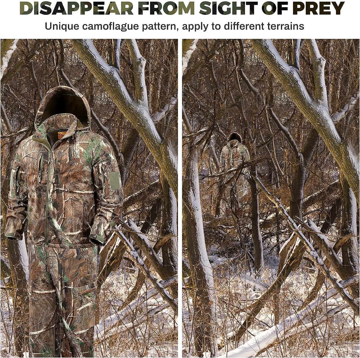 NEW VIEW Men's Ultra-Silent Insulated Camo Hunting Pants - Water ...