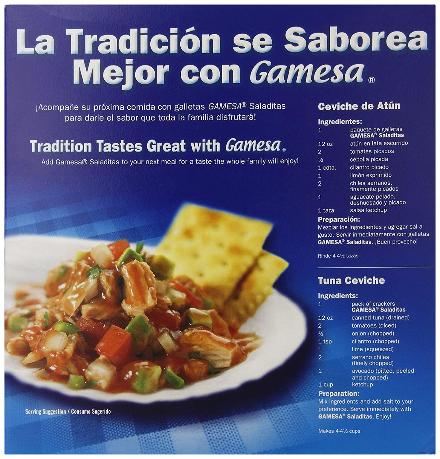 Gamesa Saladitas 14.6oz - Authentic Mexican Crackers for Snacking | Buy ...