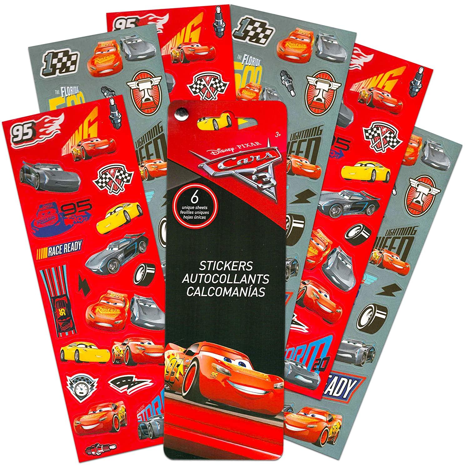 Hot Wheels Cars Boys Toothbrush Set - 6 Pack with Disney Cars Bookmark ...