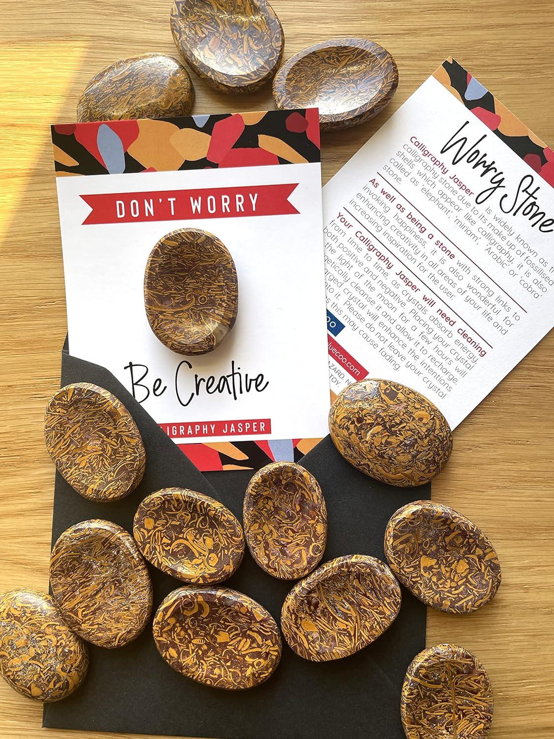 Calligraphy Jasper Miriam Crystal Elephant Skin Stone - Spiritual ...