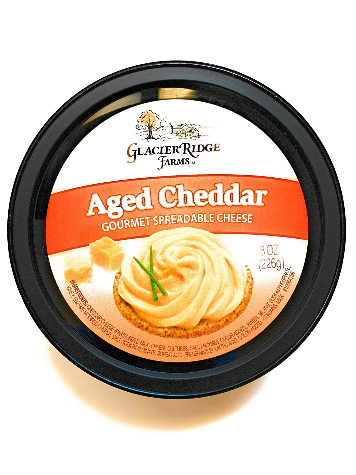 Glacier Ridge Farms Aged Cheddar Gourmet Spreadable Cheese 8oz ...