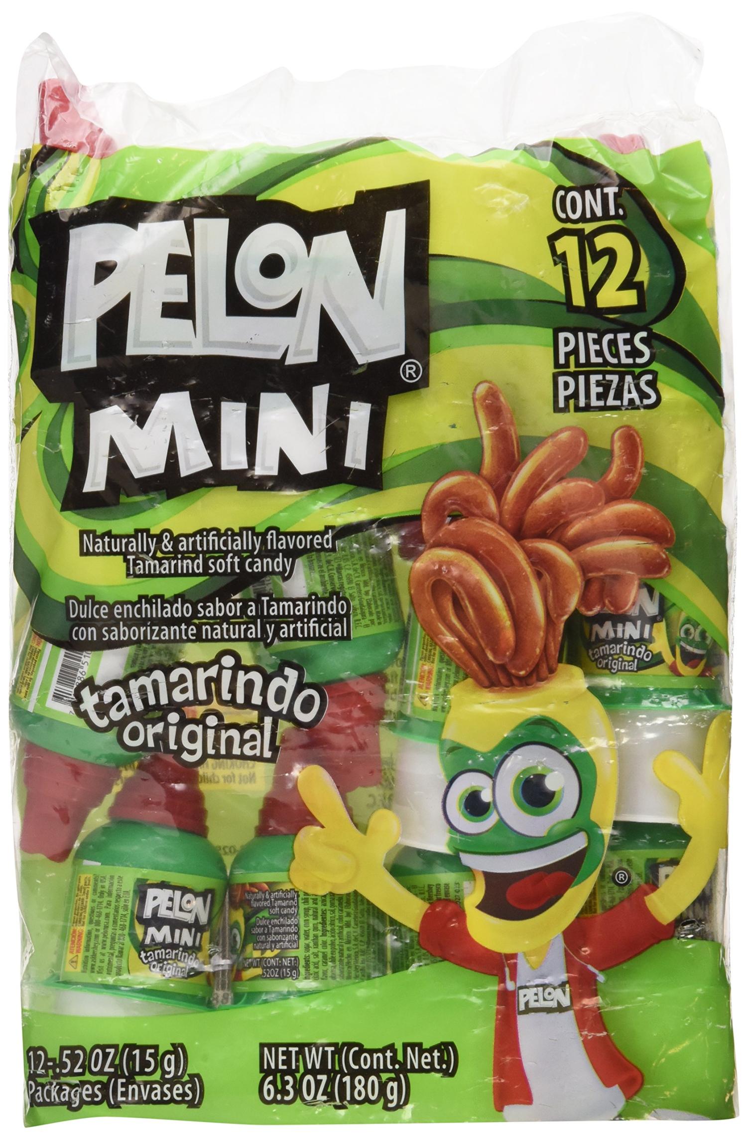Mini Pelon Pelo Rico Tamarind Push up Candy 12-Count 6.3oz Bag ...