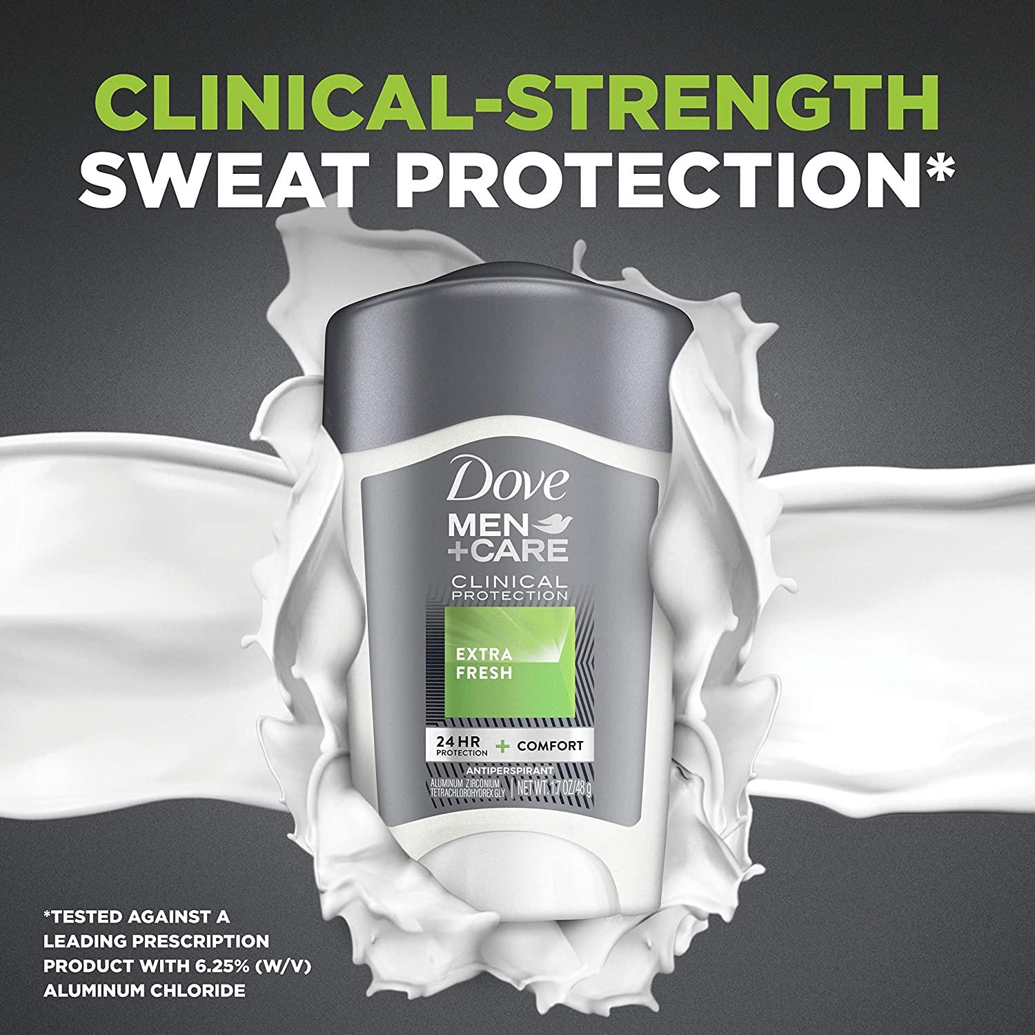 Dove Men+Care Clinical Strength Antiperspirant - Extra Fresh 1.7 oz ...