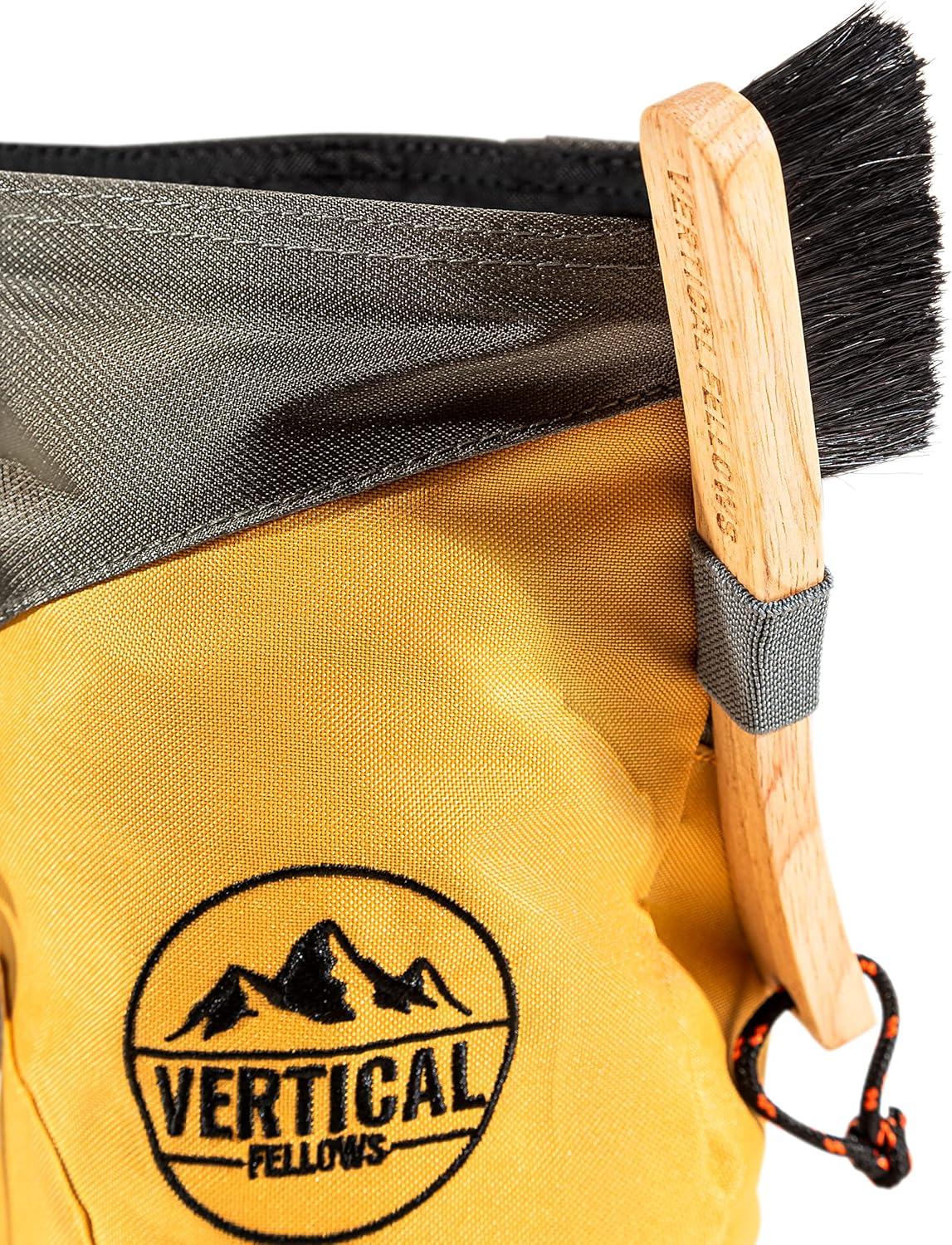 Professional Climbing Box - Mustard Yellow with Chalkbag Chalkball ...