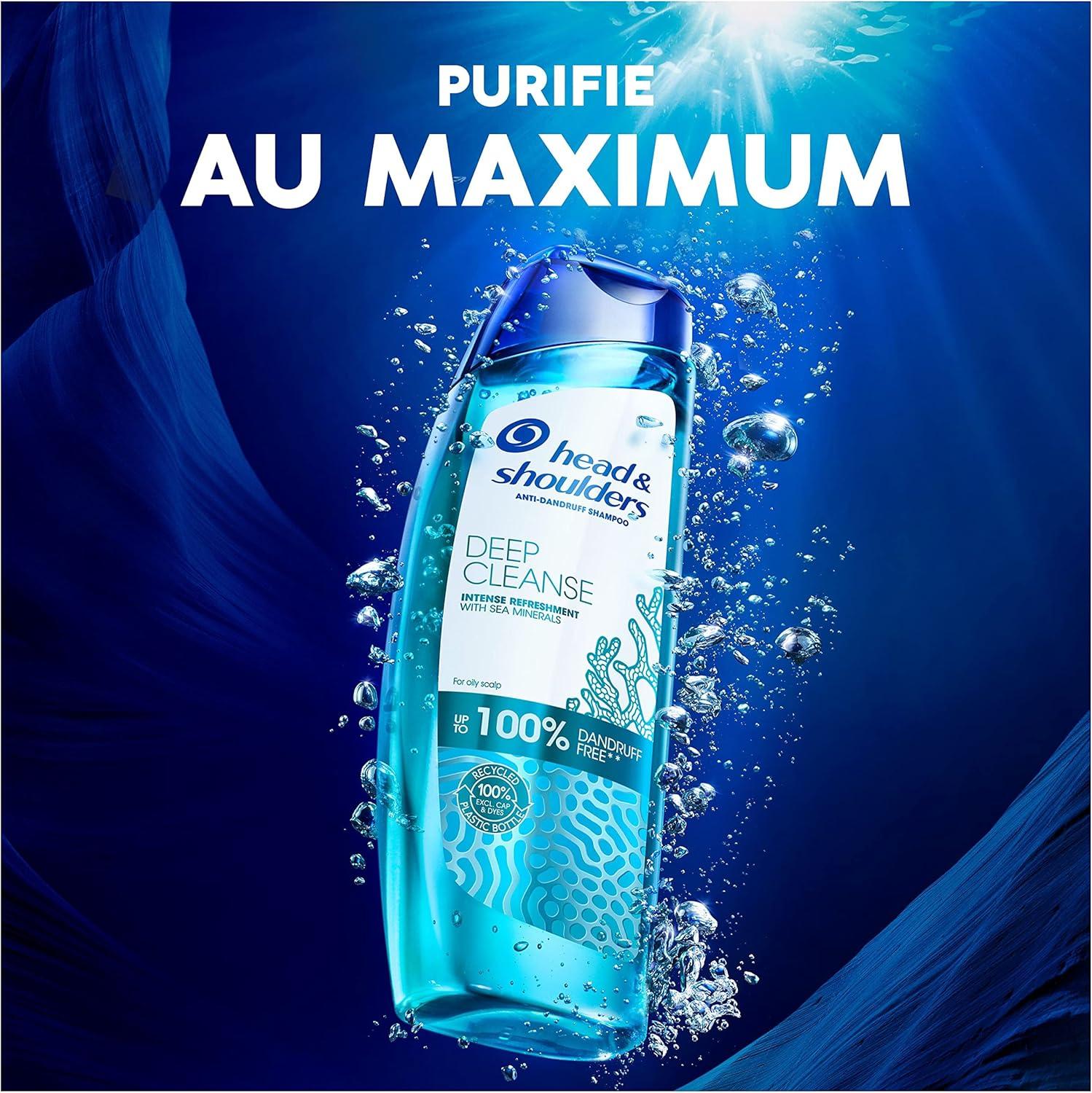 Head & Shoulders Pure Intense Scalp Detox Anti-Dandruff Shampoo 6x250ml ...