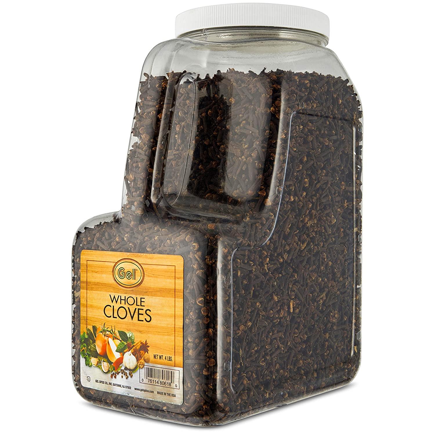 Gel Spice Whole Cloves - 4 lb Food Service Size | Premium Quality | Buy ...
