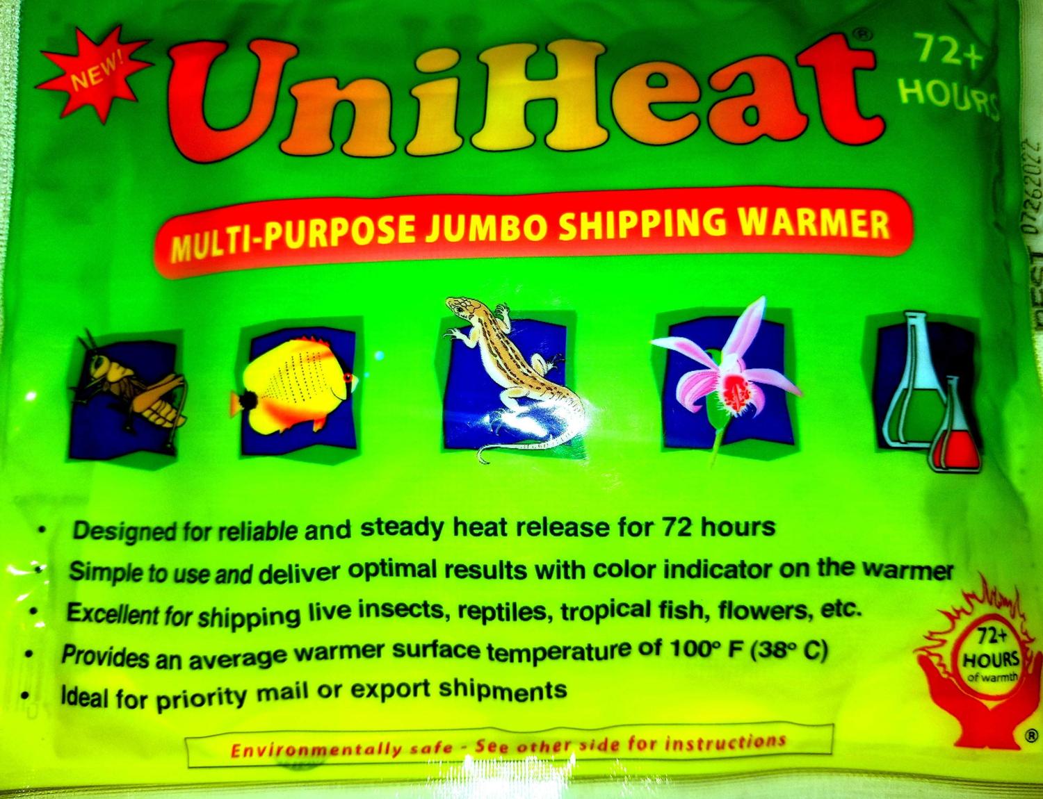 Uniheat 10 Pack 72 Hour Heat Pack for Baby Chicks, Plants, Fish ...