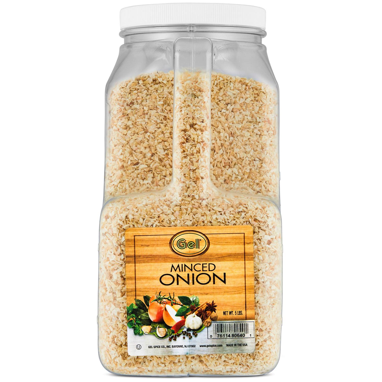 Gel Spice Minced Onion 5 Lb - Bulk Food Service Size | Buy Now with ...