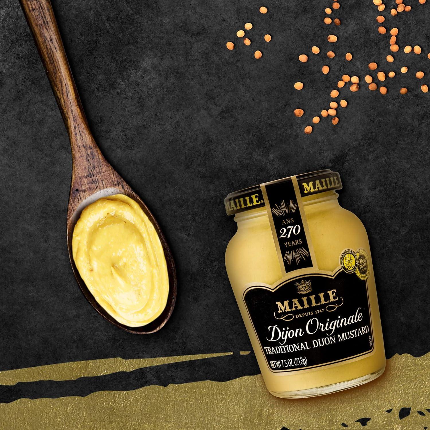 Maille Mustard Variety Pack - 7 Oz, 4 Count | Premium Mustard Selection ...