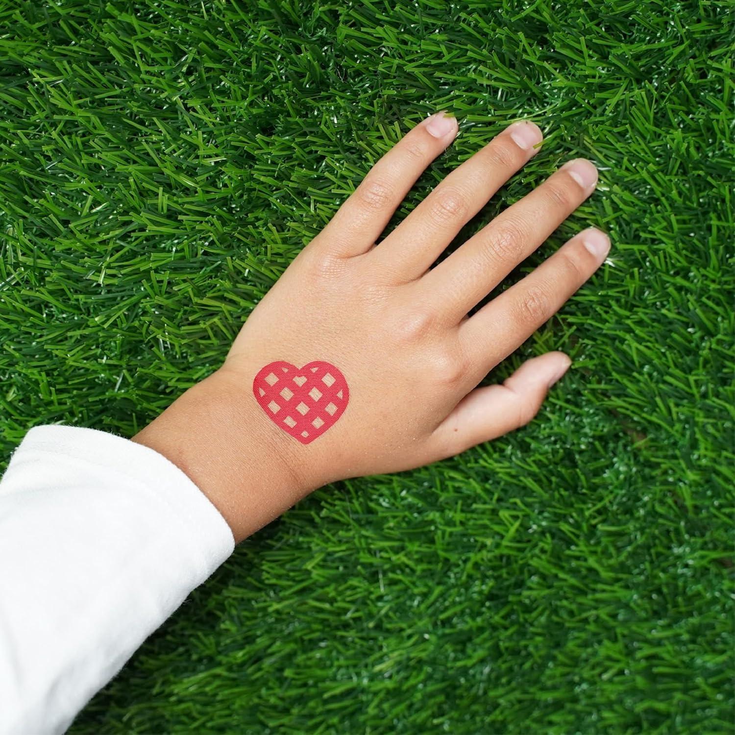 Fabric Heart Bug Bite Relief Patches | Soothing & Safe for All Ages ...