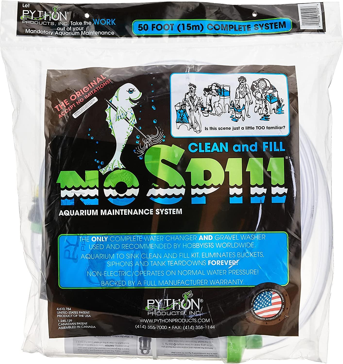 Python No Spill Clean and Fill 50' Aquarium Maintenance System | Buy ...