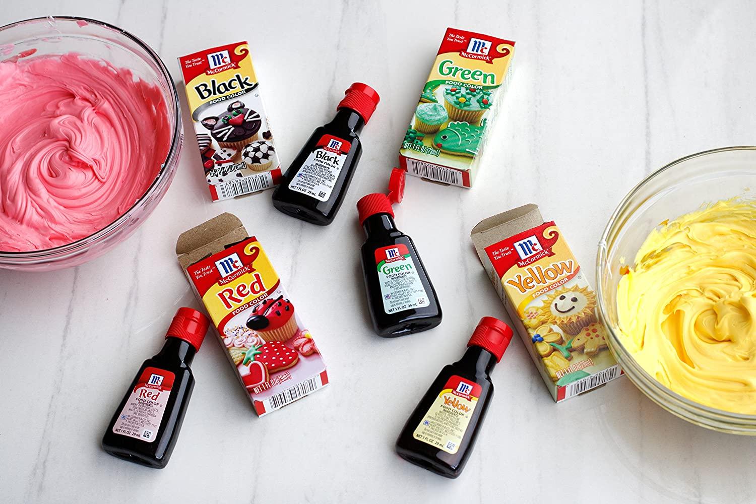 McCormick Green Food Color 1 fl oz - Vibrant Natural Coloring for ...