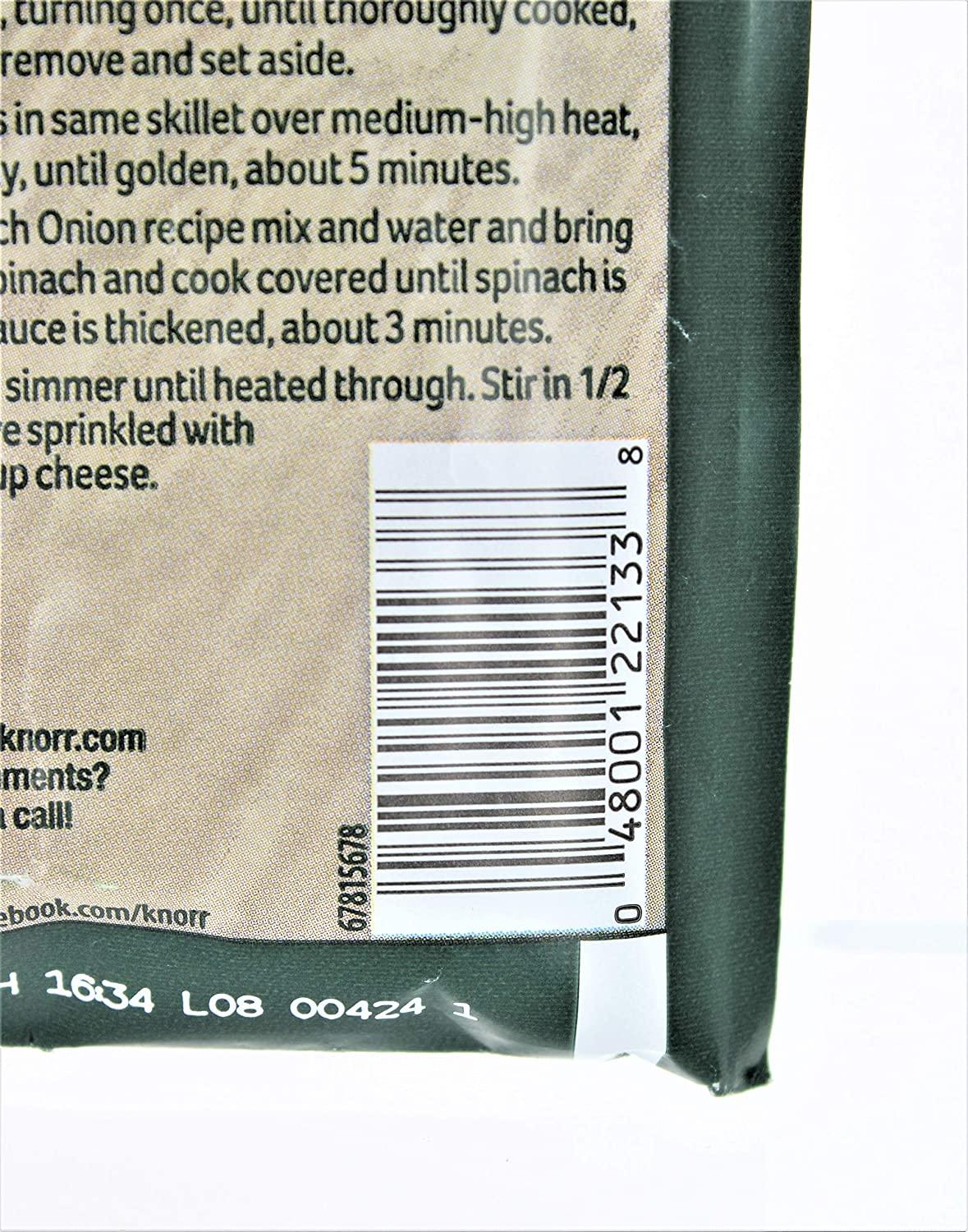 Knorr French Onion Mix Recipe 1.41 oz (Pack of 3) - Savory Onion Flavor ...