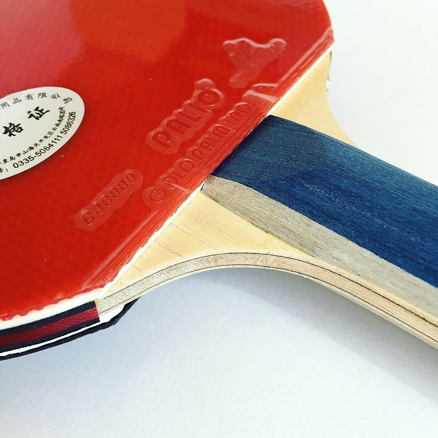 Palio Master 2.0 Table Tennis Racket & Case - ITTF Approved - Flared ...