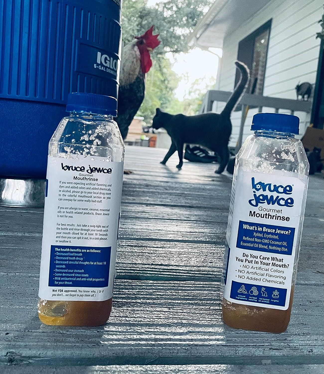 Organic Bruce Jewce Gourmet Mouthrinse 15 oz - Natural Mouthwash for ...
