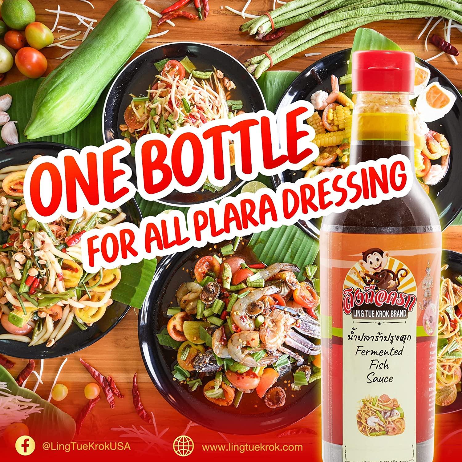 Fermented Fish Sauce Ling Tue Krok Pla Ra Thai Lao Papaya Salad ...