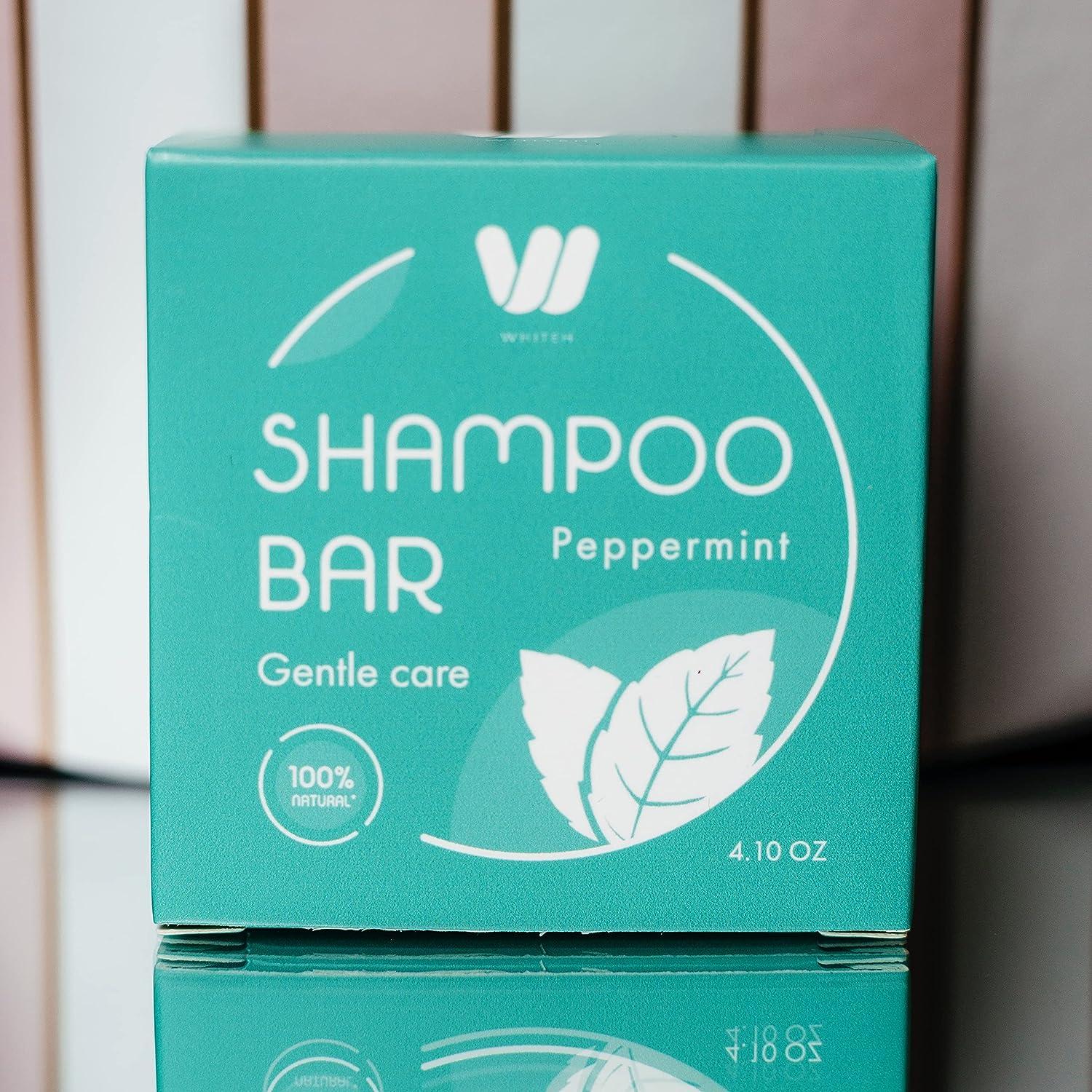 Peppermint Eco-Friendly Solid Shampoo Bar | All Hair Types ...
