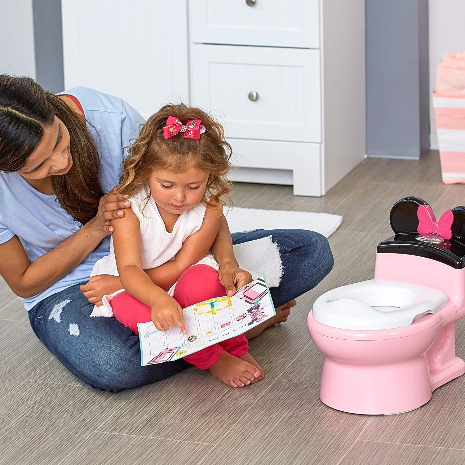 The First Years Minnie Mouse Imaginaction Potty & Trainer Seat Pink ...