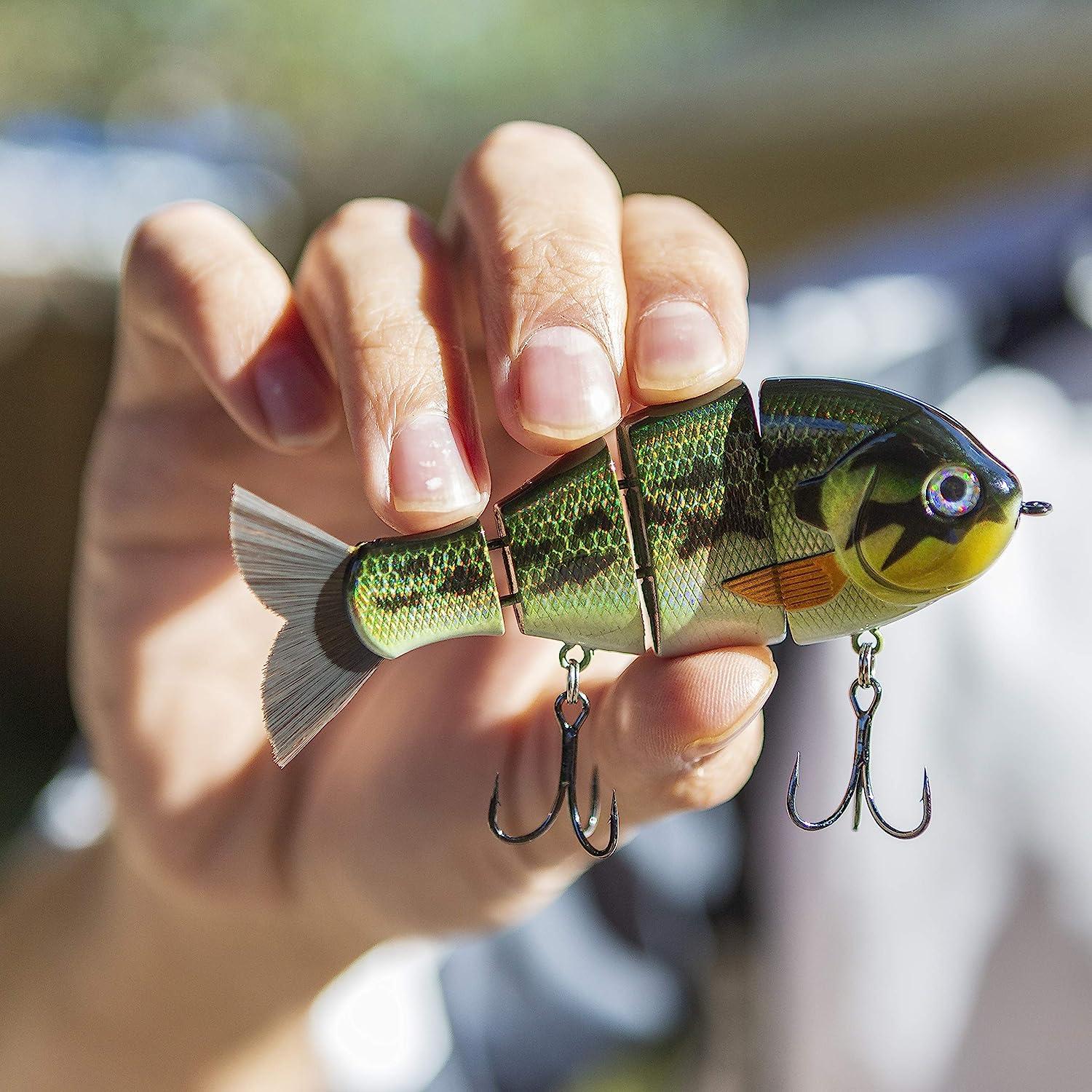 Catch Co Mike Bucca's Baby Bull Gill Swimbait 3.75 3/4 oz in Ruby Gill ...