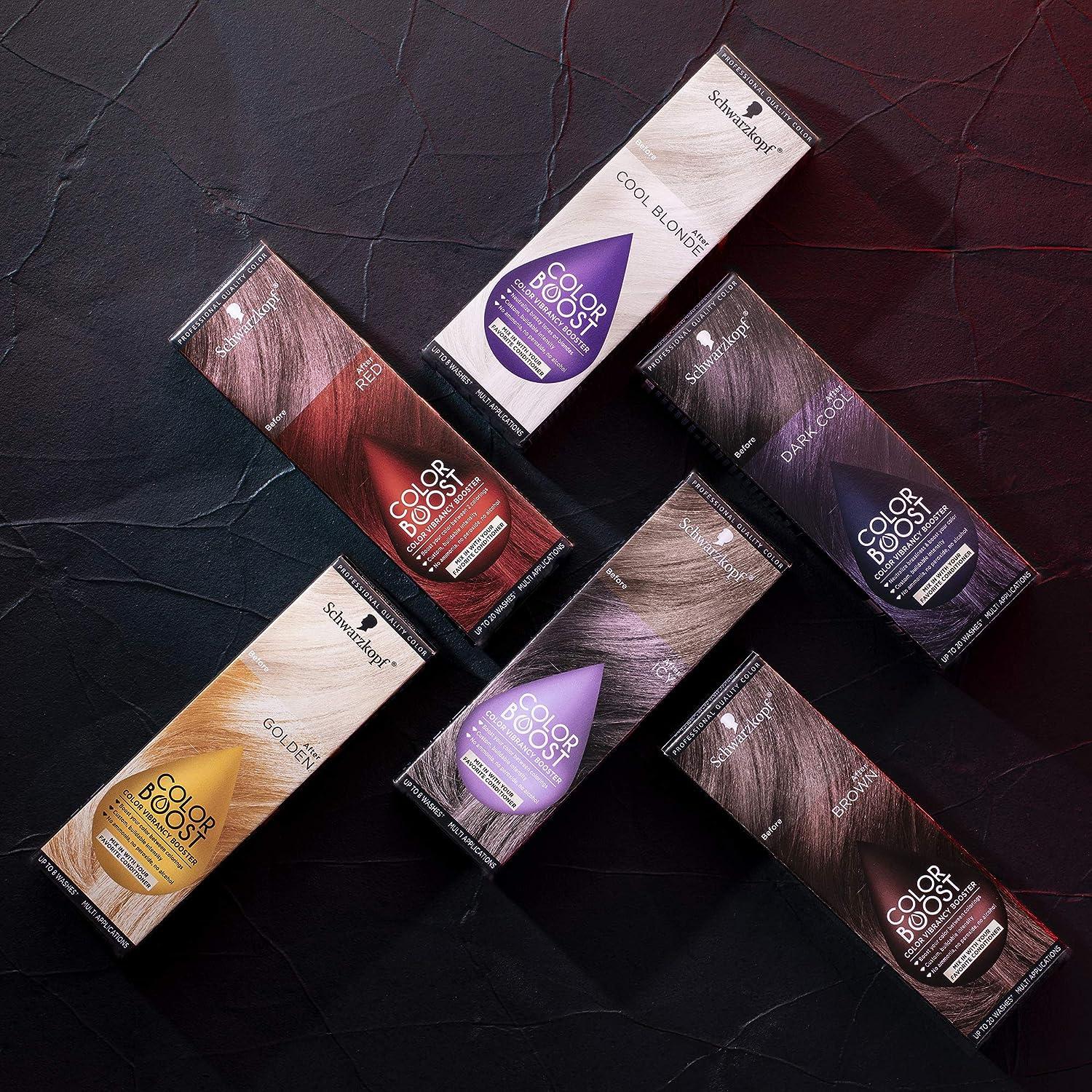 Schwarzkopf Color Boost Red Vibrancy Booster - Enhance Color Intensity ...