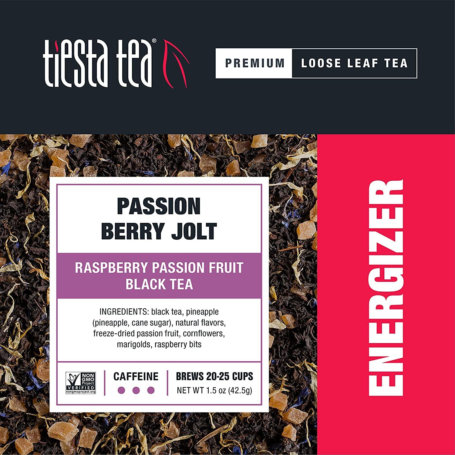 Tiesta Tea Passion Berry Jolt - Raspberry Passion Fruit Black Tea, High ...