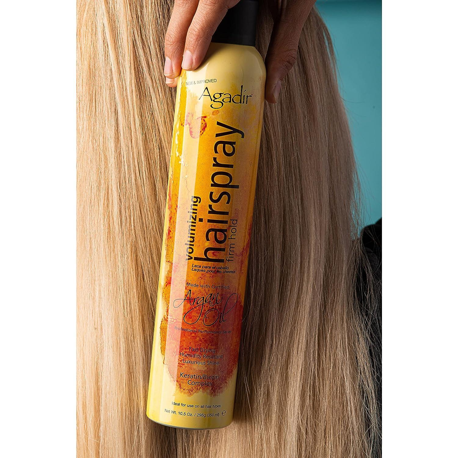 AGADIR Volumizing Firm Hold Hair Spray 10.5 oz - Long-lasting volume ...