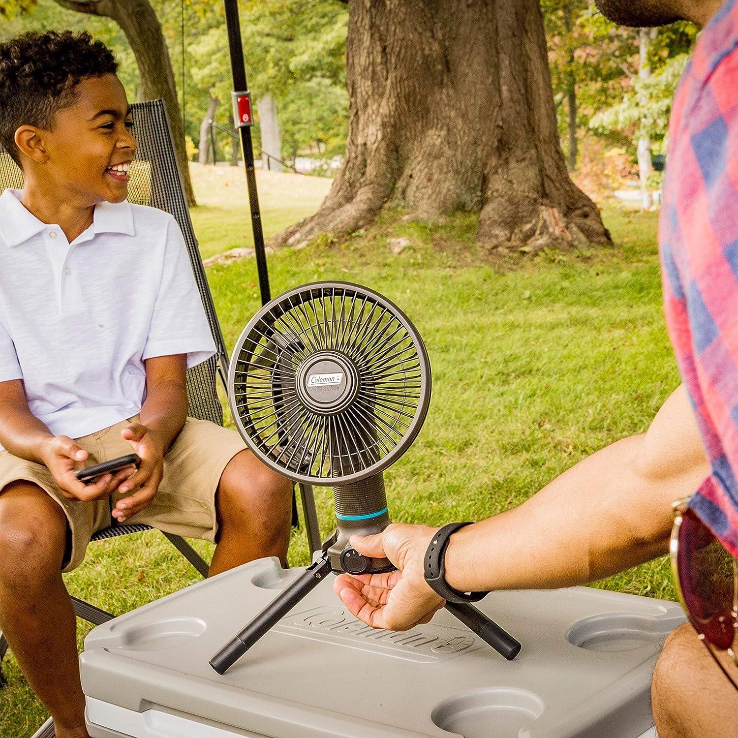 Coleman OneSource Rechargeable Camping System Fan | Portable Outdoor ...