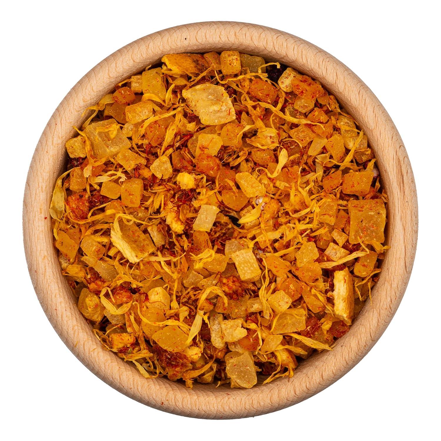 Alpaca Tea | Sweet Mango Fruit Tea Blend | 100g Loose Leaf | Resealable Packaging ...